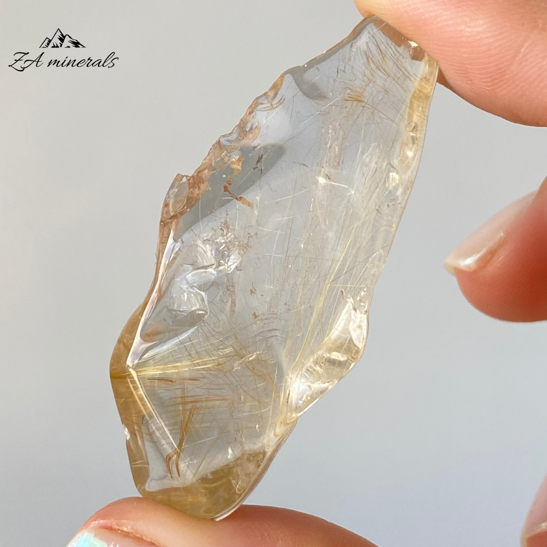 Rutilated Quartz 0.015kg IO23 – ZA minerals