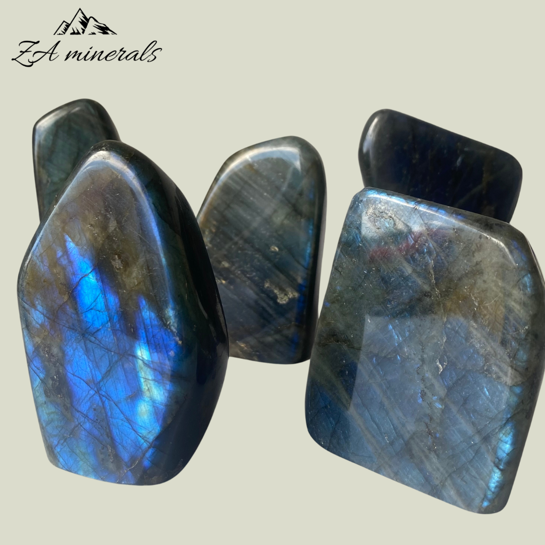 Labradorite Sculptures (x5) 1.136kg – ZA minerals
