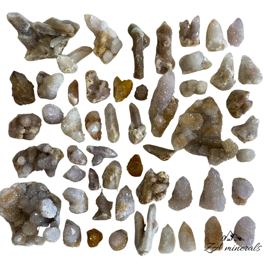 Mixed Cactus Quartz (x53) 1.4kg RTS4 – ZA minerals