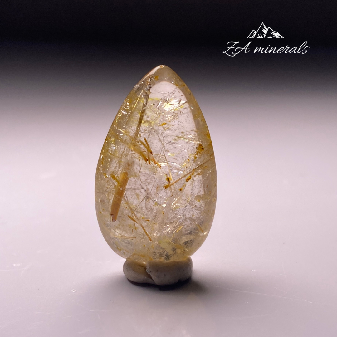 Rutilated Teardrop Quartz HS03 – ZA minerals