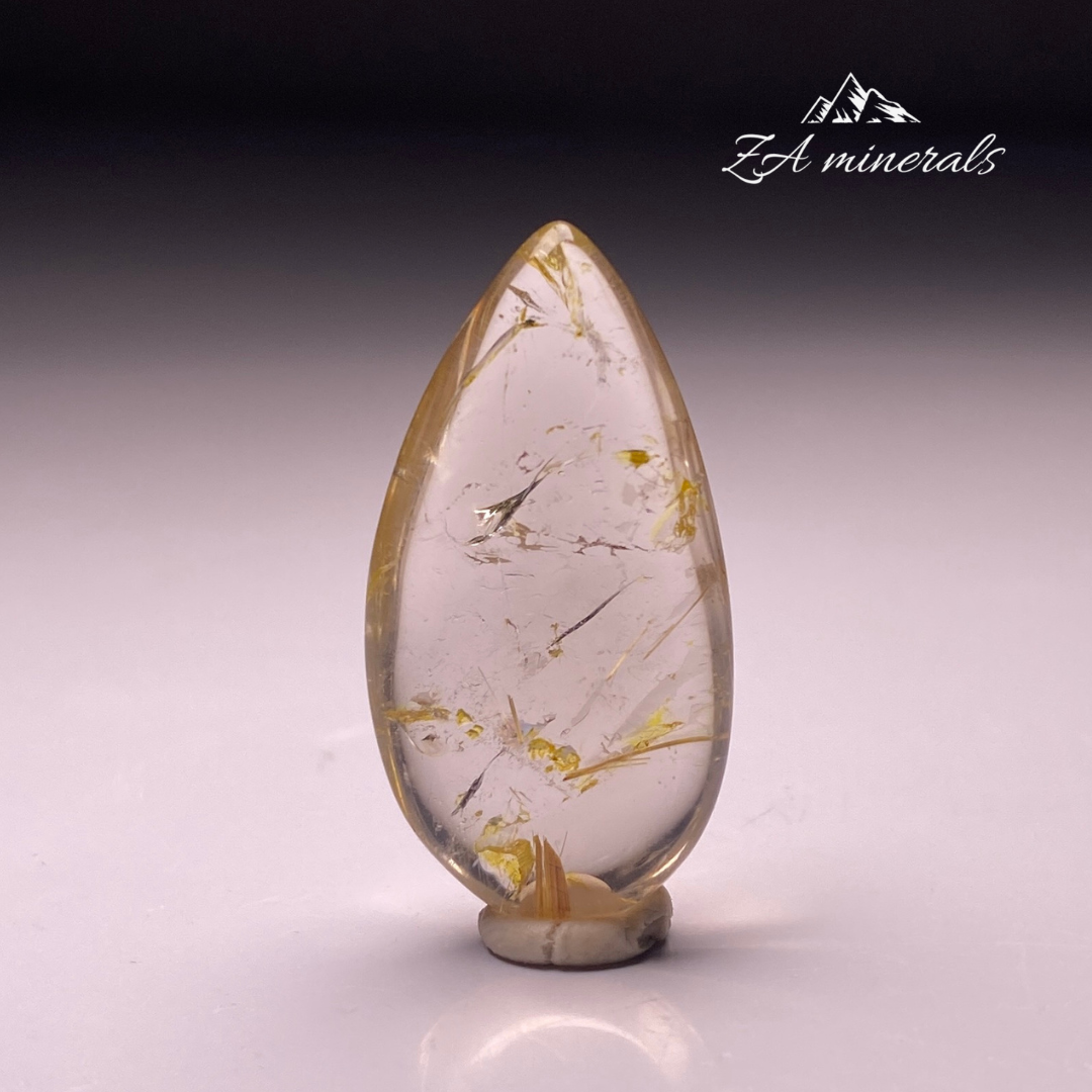 Rutilated Teardrop Quartz HS11 – ZA minerals
